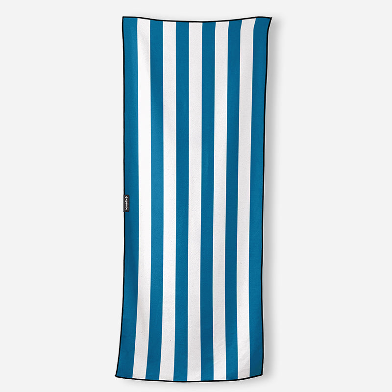 Original Towel: Cabana Stripe Dark Blue – Nomadix