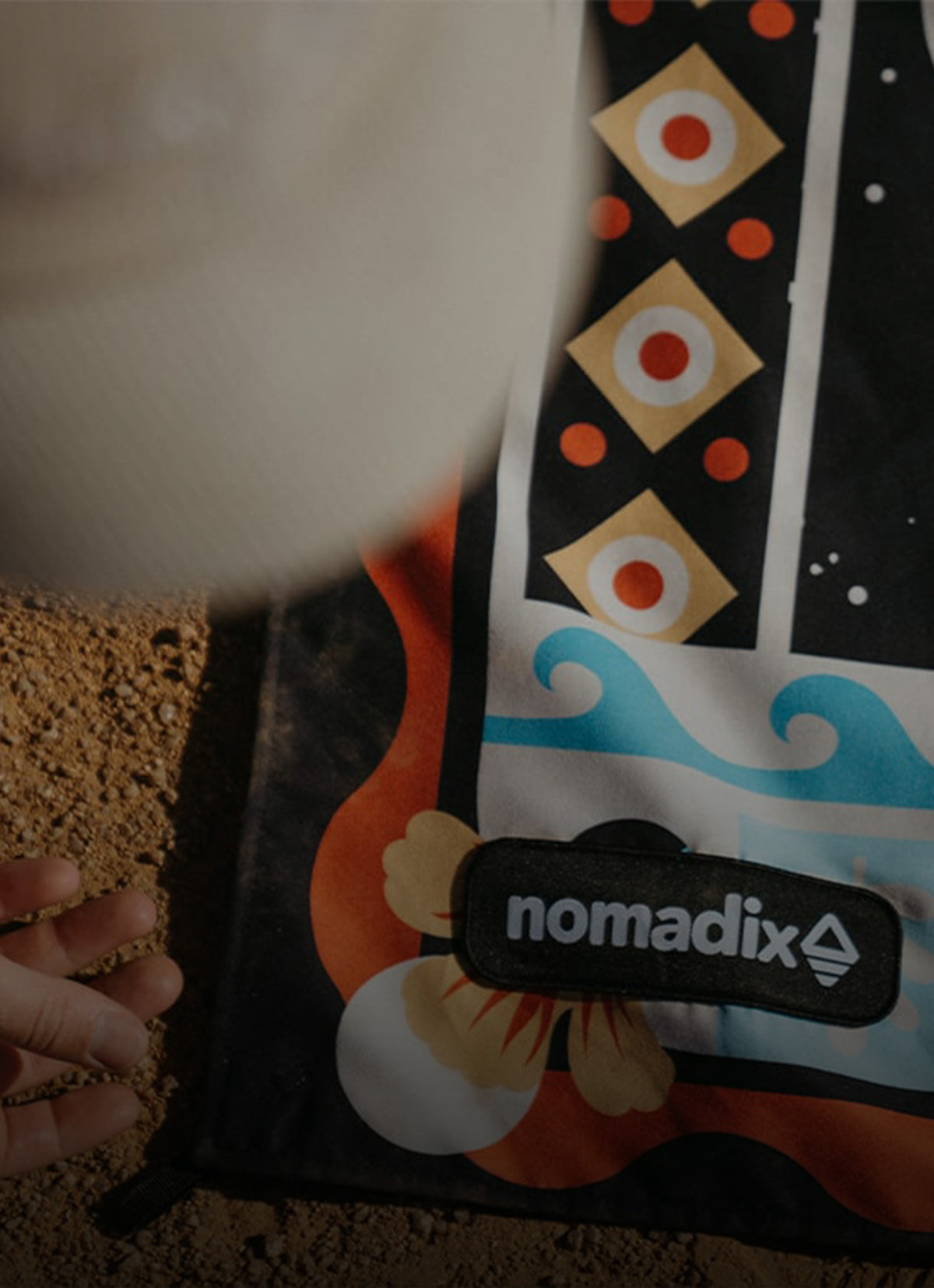 Baja Aqua Festival Blanket | Aqua Blue Outdoor Blanket – Nomadix