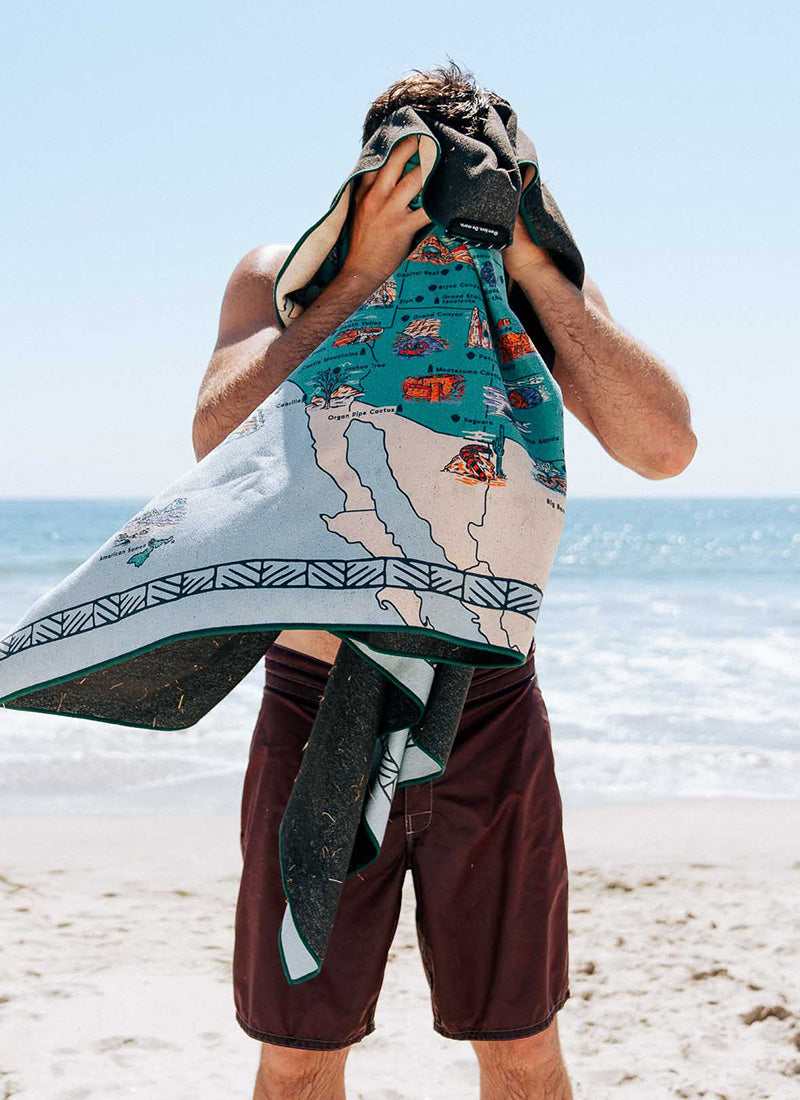 Original Towel: Tide Agua Blue – Nomadix