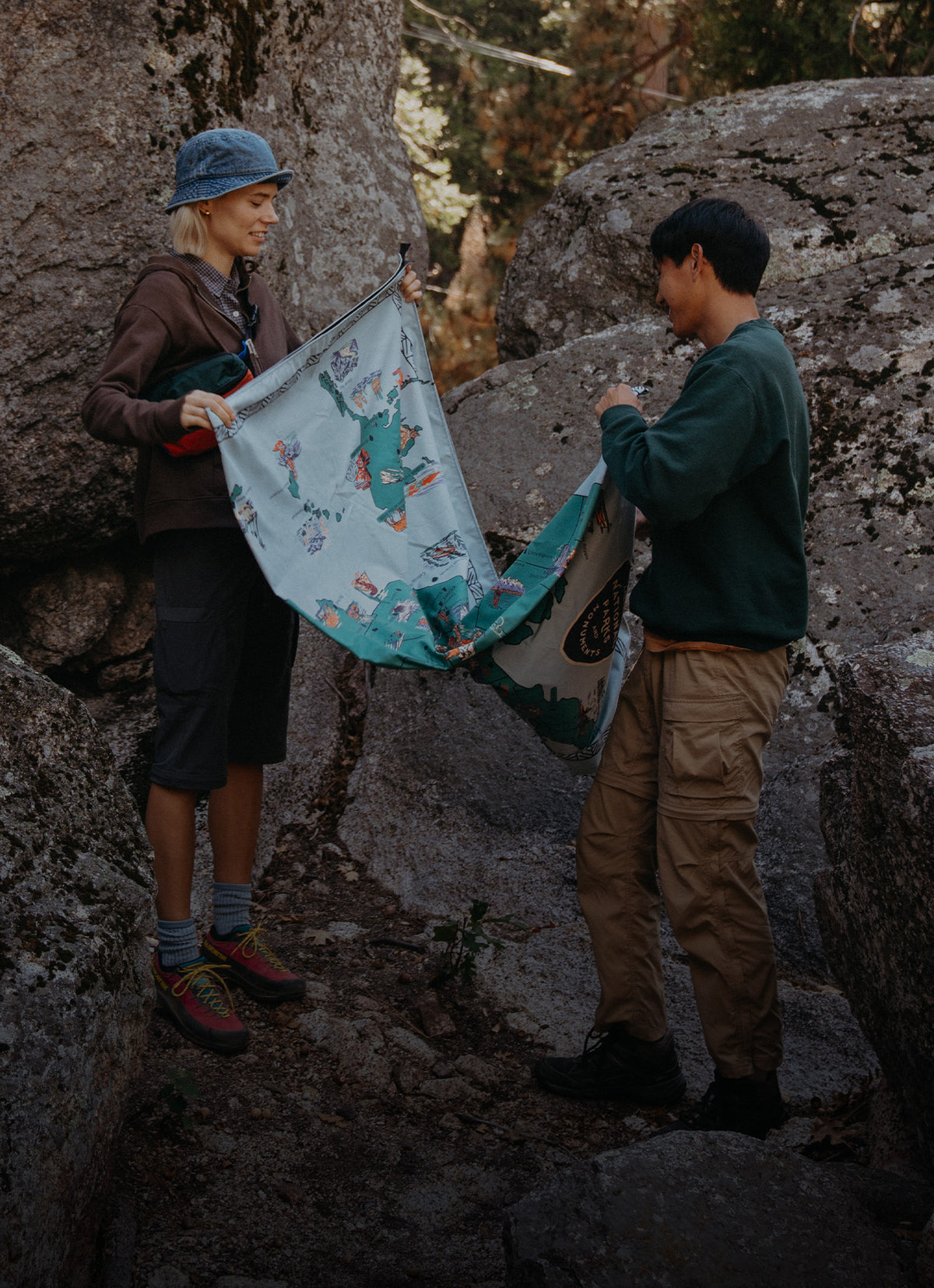 Baja Aqua Festival Blanket | Aqua Blue Outdoor Blanket – Nomadix