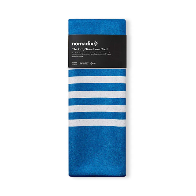 Poolside Navy Blue & White Original Towel for Beach & Travel – Nomadix