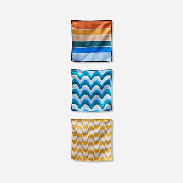 Tiny Towel 3-Pack: Stripes - Nomadix